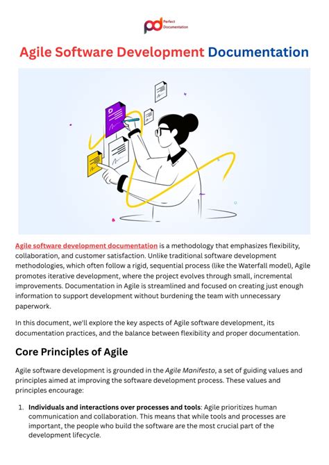 Ppt Agile Software Development Documentation Perfect Documentation