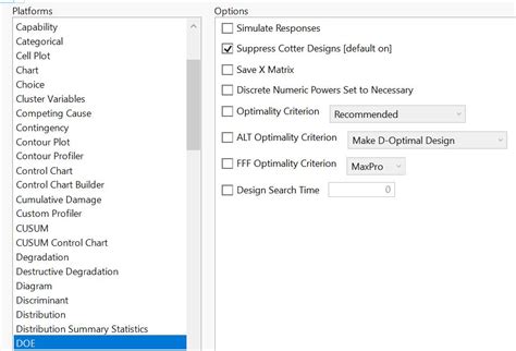 Solved Custom Doe 4 Continuous Factors Want To Add Replicate Runs Jmp User Community