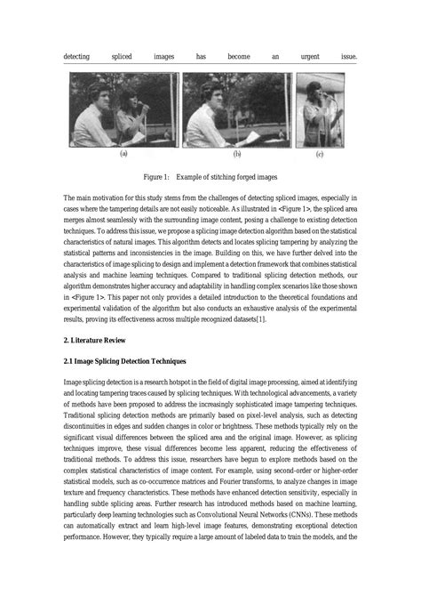 Research On Splicing Image Detection Algorithms Based On Natural Image