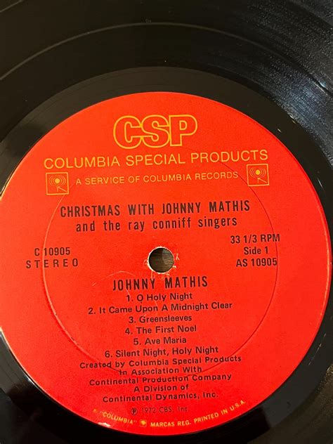 Christmas With Johnny Mathis The Ray Conniff Singers Album 1972