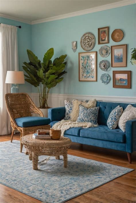 What Are The Best Color Combinations For A Coastal Boho Living Room