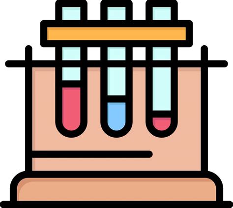 Lab Test Chemistry Science Flat Color Icon Vector Icon Banner Template 14329403 Vector Art At