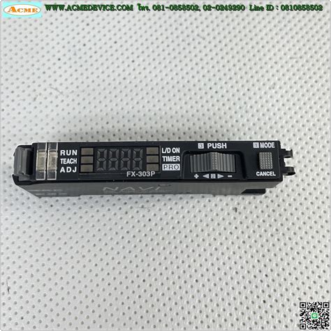 Fiber Panasonic SUNX รน FX 303P PNP ไมมฝา แอคม ดไวซ มอสองราคาถก Inverter PLC