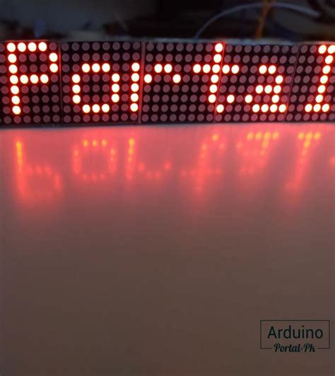 Бегущая строка на led матрице max7219 и arduino