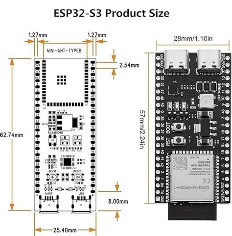 4pcs Esp32 S3 Development Board 24g Wifi Devkitc Module With Esp32 S3