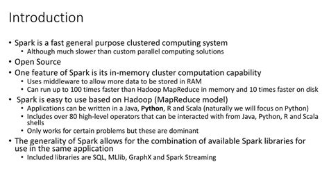 Apache Spark Vibhatha Abeykoon Tyler Balson Gregor Von Laszewski Ppt