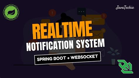 Build Real Time Notifications In Spring Boot Applications Using Websocket Javatechie Youtube