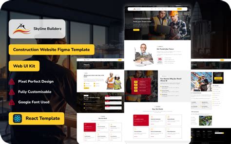 Skyline Builderz Construction Website React Template