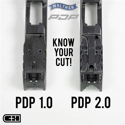 Walther Defense Pdp 2 0 To Trijicon Rmr Sro Holosun 407c 507c 508c 508t Red Dot Optic