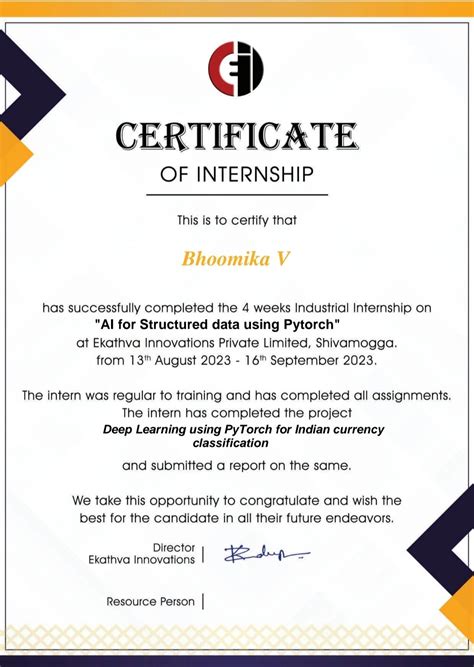 Finished A One Month Internship With Ai Bhoomika V Posted On The Topic Linkedin