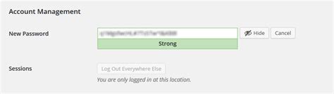 Creating Strong Passwords In Wordpress Lockedown Seo