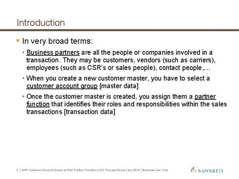 Sap Customer Account Groups Vs Sap Partner Functions