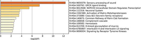 The Top 12 Pathways Enriched In Reactome Of Differentially Expressed