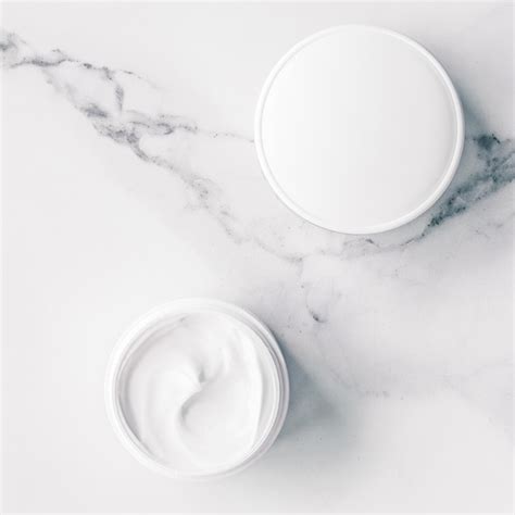 Premium Photo Organic Beauty Cosmetics On Marble Home Spa Flatlay Background