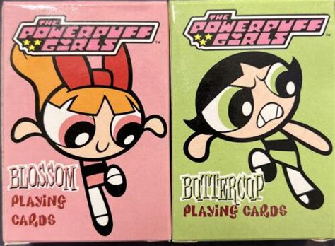 The Powerpuff Girls Blossom And Buttercup Mini Playing Cards 4541951423