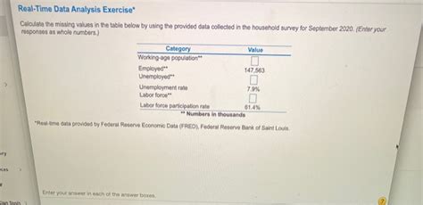 Solved Real Time Data Analysis Exercise Calculate The