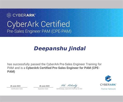 Deepanshu Jindal On Linkedin Cyberark
