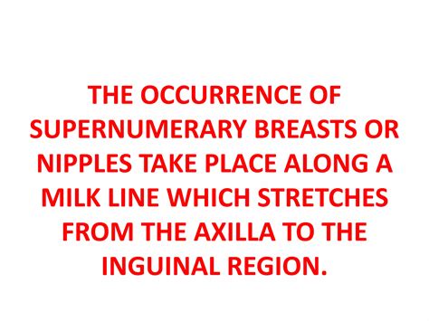 Mammary Glands And Birth Anomalies Pptx