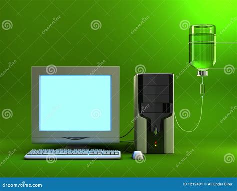 Infected Computer Stock Illustration Illustration Of Serum 1212491