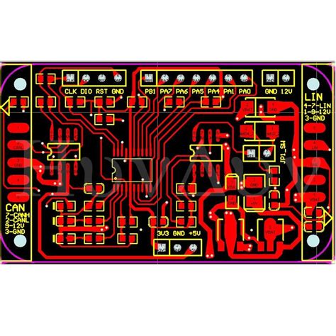Tool Parts Tools Lin Bus Lin Slave Demo Board Lincan Development Board