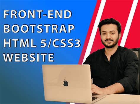 Bootstrap HTML CSS Front End Design Responsive Upwork