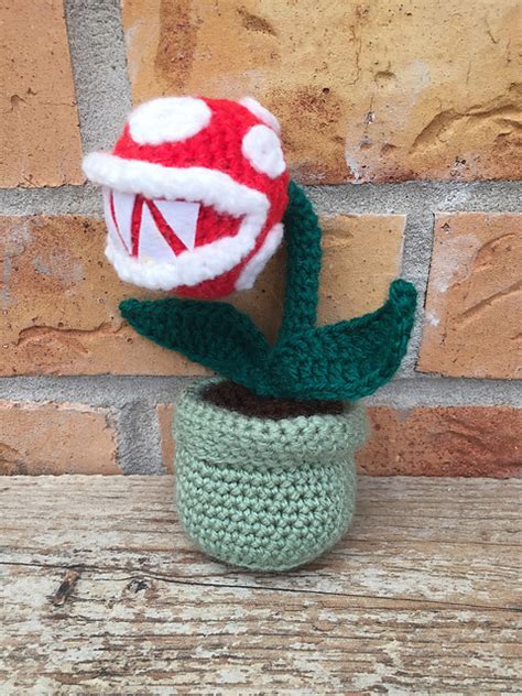 Ravelry Super Mario Piranha Plant Pattern By Teenie Crochets