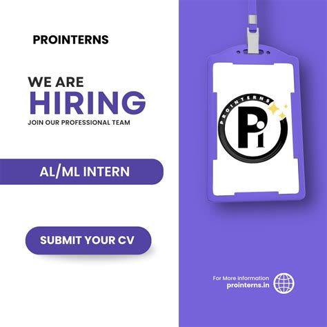 Ai Machinelearning Aiinternship Mlinternship Hiringnow