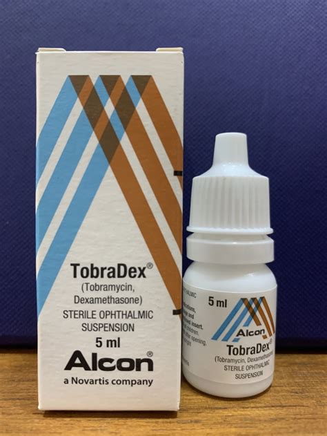 Tobradex Tobramycin 0 3 Dexamethasone 0 1 Eye Drop 5 Ml Vitoonmeds
