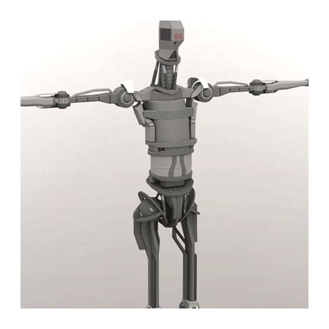 Humanoid Robot Chassis Rigged 3d Model Download Robots On