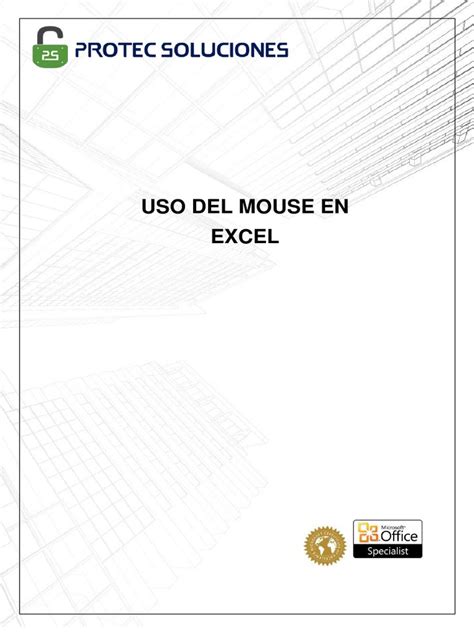 uso del mouse en excel pdf