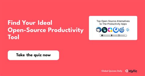Find Your Ideal Open Source Productivity Tool