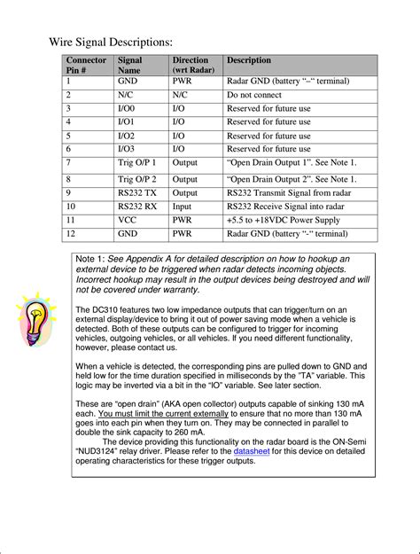 Houston Radar DC310 DC310 Field Sensor Module User Manual 8 User Manualx