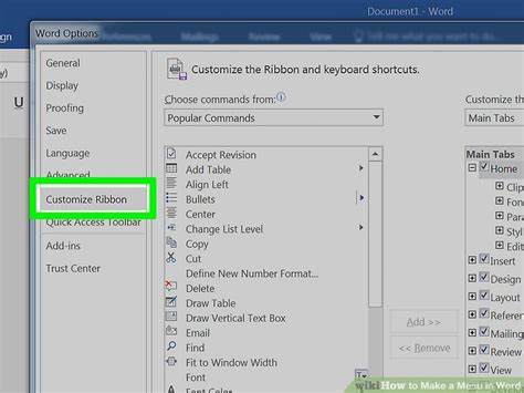 How To Make A Menu In Word Steps With Pictures WikiHow