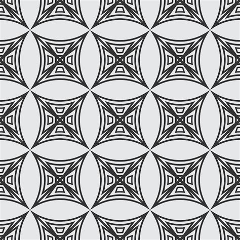 Premium Vector Monochrome Geometric Seamless Pattern Texture