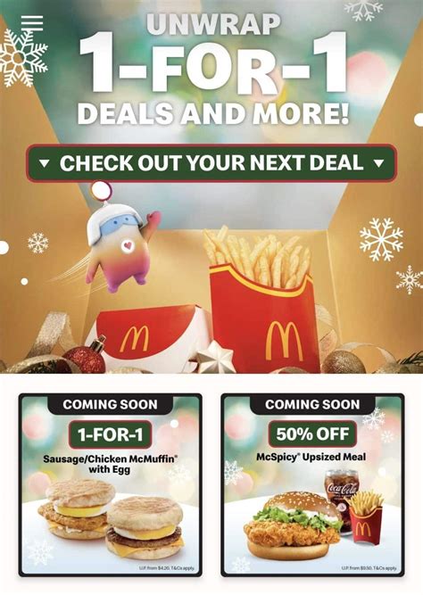 Mcdonalds Promotion Up To 60 Off Super Saver Deals From 15 24 Jan