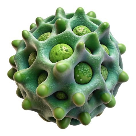 Dramatic Classic Bioengineered Algae Microscopic View Cutout 4k