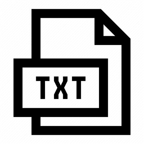 file format text txt icon download on iconfinder