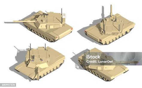군사 교통 등각 투영 벡터입니다 기관총 탱크 3차원 형태에 대한 스톡 벡터 아트 및 기타 이미지 3차원 형태 군사 군용 차량 Istock