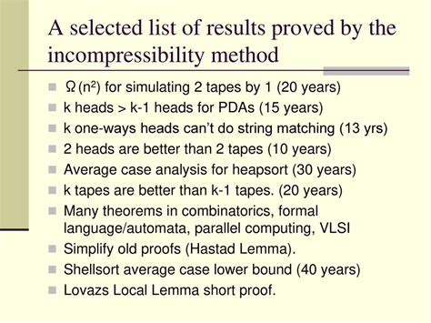 Lecture 5 The Incompressibility Method Ppt Download