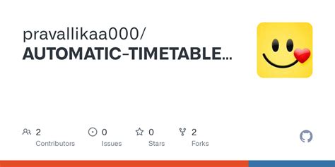 Github Pravallikaa000 Automatic Timetable Generator
