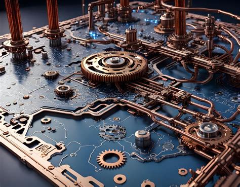 Symphony Of Circuits A Microscopic Dance On The Motherboard