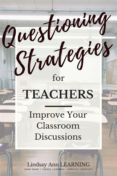 Improve Your Classroom Discussions With Questioning Strategies English Teacher Blog In 2024