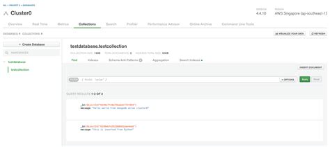 Mongodb Atlas — A Free And User Friendly Database Interfacing With