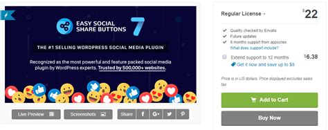 Share On Social Network Easy Social Share Buttons Review Holdersing