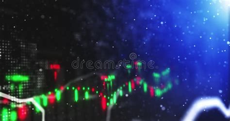 Futuristic Data Of Trading Investment And Stock Market Financial Economy Growth Digital 3d