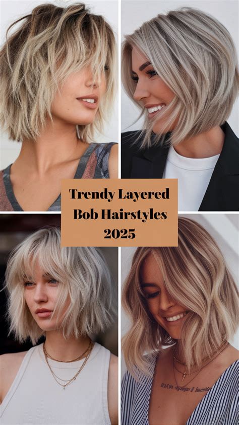 Layered Bob Hairstyles For 2025 Trendy Short Cuts And Styling Ideas