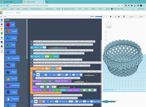 3d Printed Led Earring With Tinkercad Codeblocks 3 Steps With Pictures Instructables