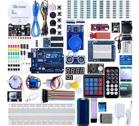 Kit Elegoo Uno R3 Starter Kit Arduino 63 Items MercadoLibre