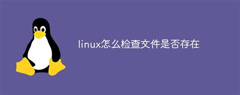 linux怎麼檢查檔案是否存在 linux運維 php中文網