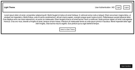 context api part 3 auth context theme context codesandbox